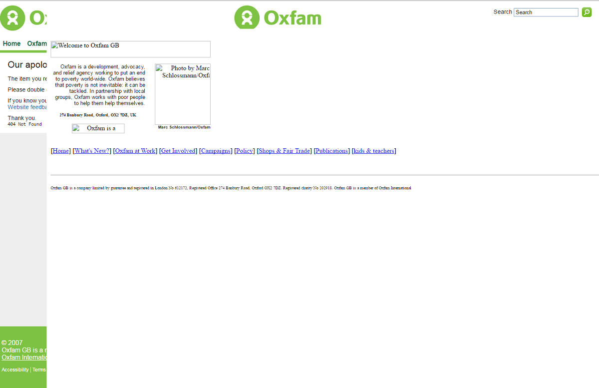 Oxfam: 70 Years of Advertising
